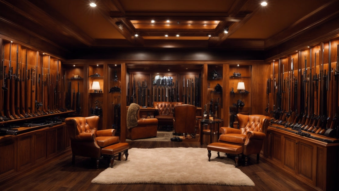 Luxurious Man Cave Gun Room: Designing Your Dream Gun Enthusiast Retreat - Man Cave Boutique