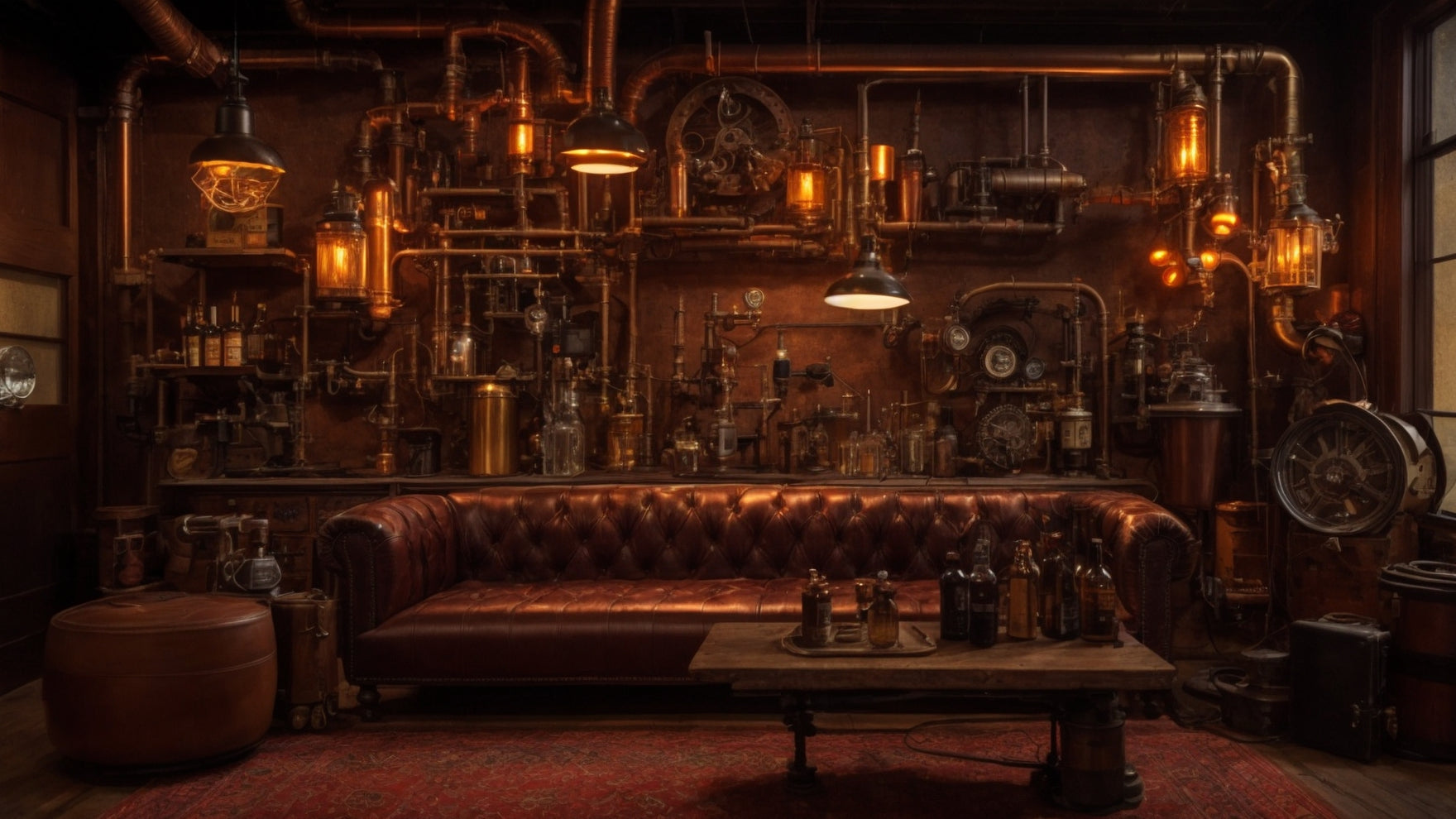How to Design a Steampunk Man Cave with Cool Decor Theme - Man Cave ...