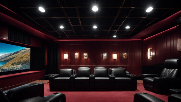 Man Cave Home Theater Seating for your Big Screen TV Viewing Pleasure ...