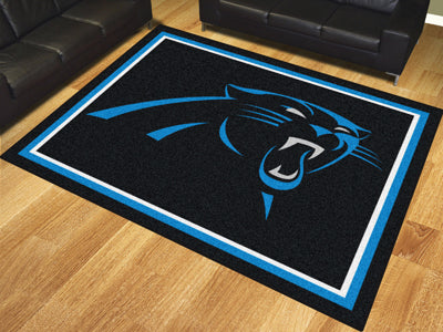 Rug 8x10 Carolina Panthers NFL - Man Cave Boutique